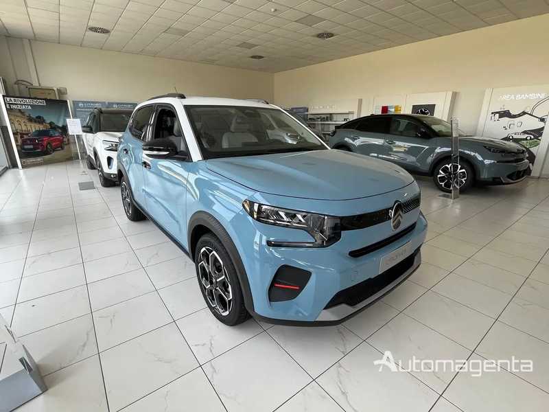 Nuova Citroen C3 Elettrica Km0 e-C3 113cv MAX Blu Montecarlo - Automagenta