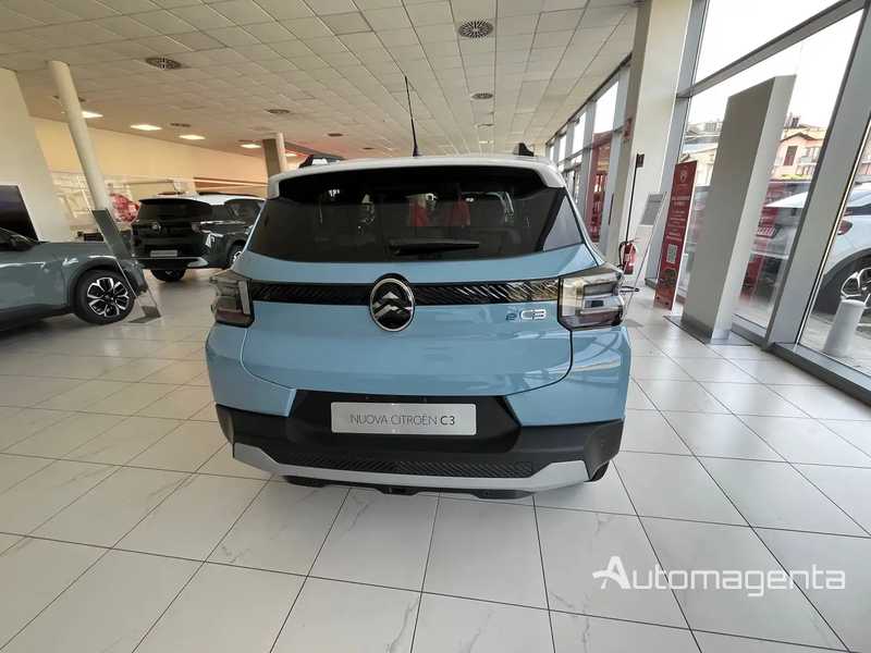 Nuova Citroen C3 Elettrica Km0 e-C3 113cv MAX Blu Montecarlo - Automagenta